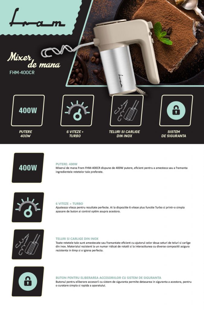 Mixer de mana FHM-400CR – Fram